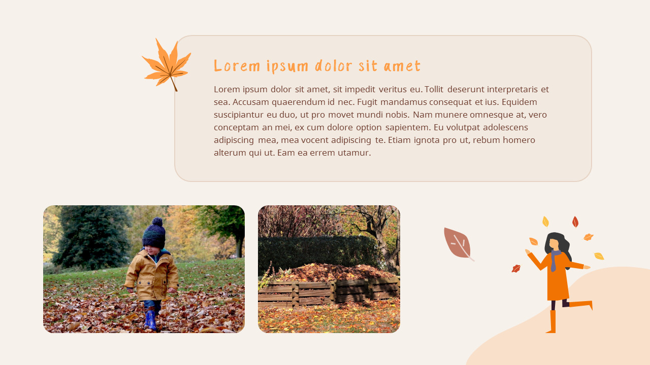 Hello Autumn Powerpoint Presentation