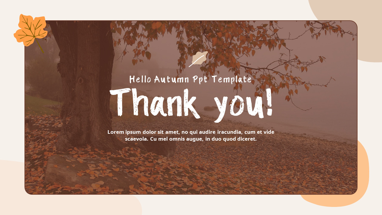Hello Autumn Powerpoint Presentation