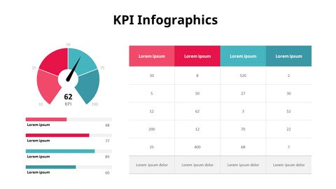 KPI Infographics|Diagram