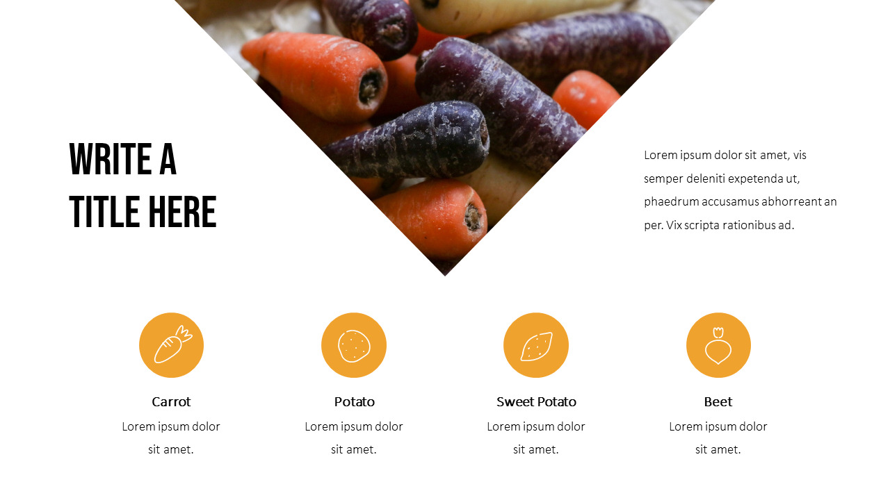 Root Vegetable Powerpoint Presentation|Lifestyle|Templates