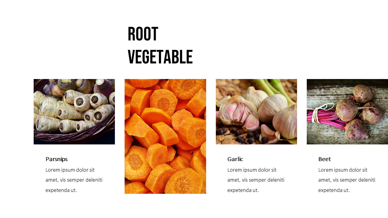 Root Vegetable Powerpoint Presentation|Lifestyle|Templates