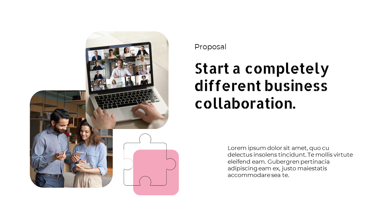 Collaboration Business Service Startup Pitch Deck
