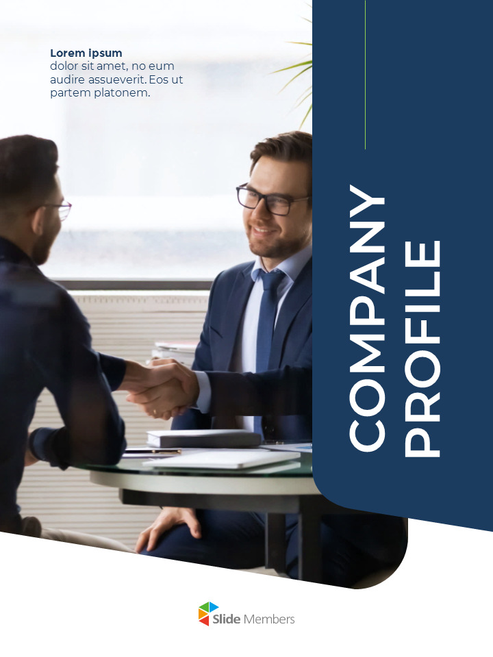 Company Profile Vertical Presentation Format