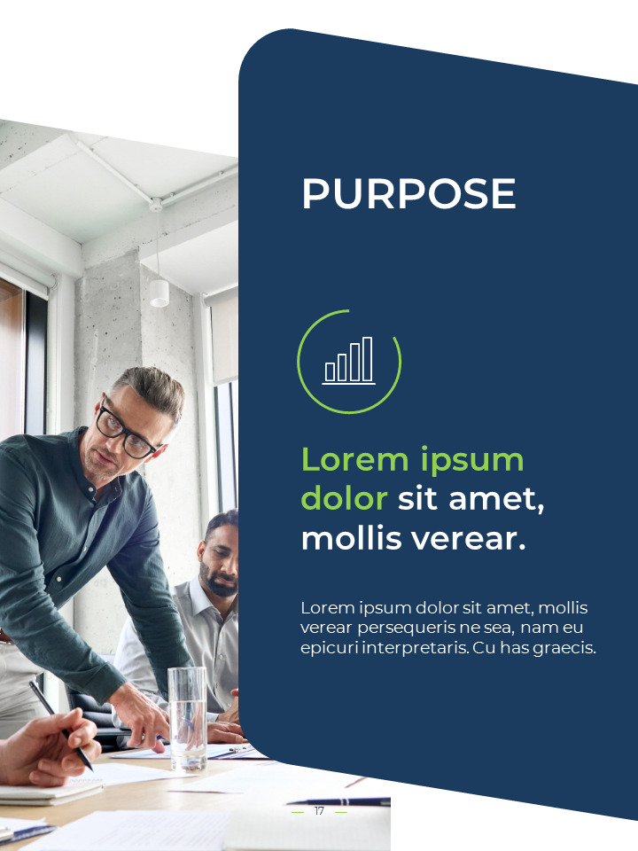 Company Profile Vertical Presentation Format