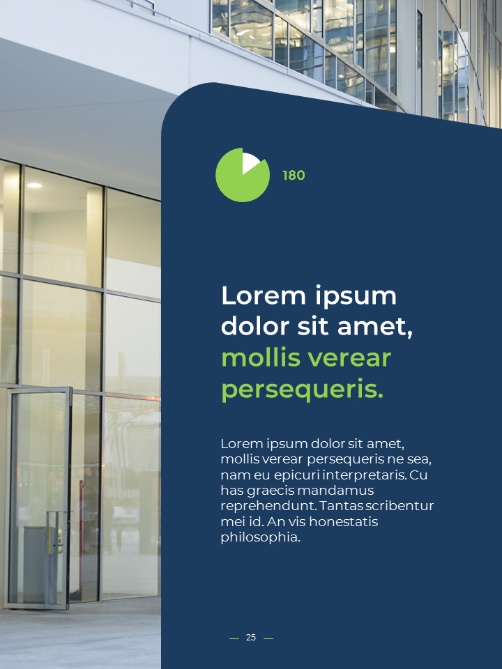 Company Profile Vertical Presentation Format