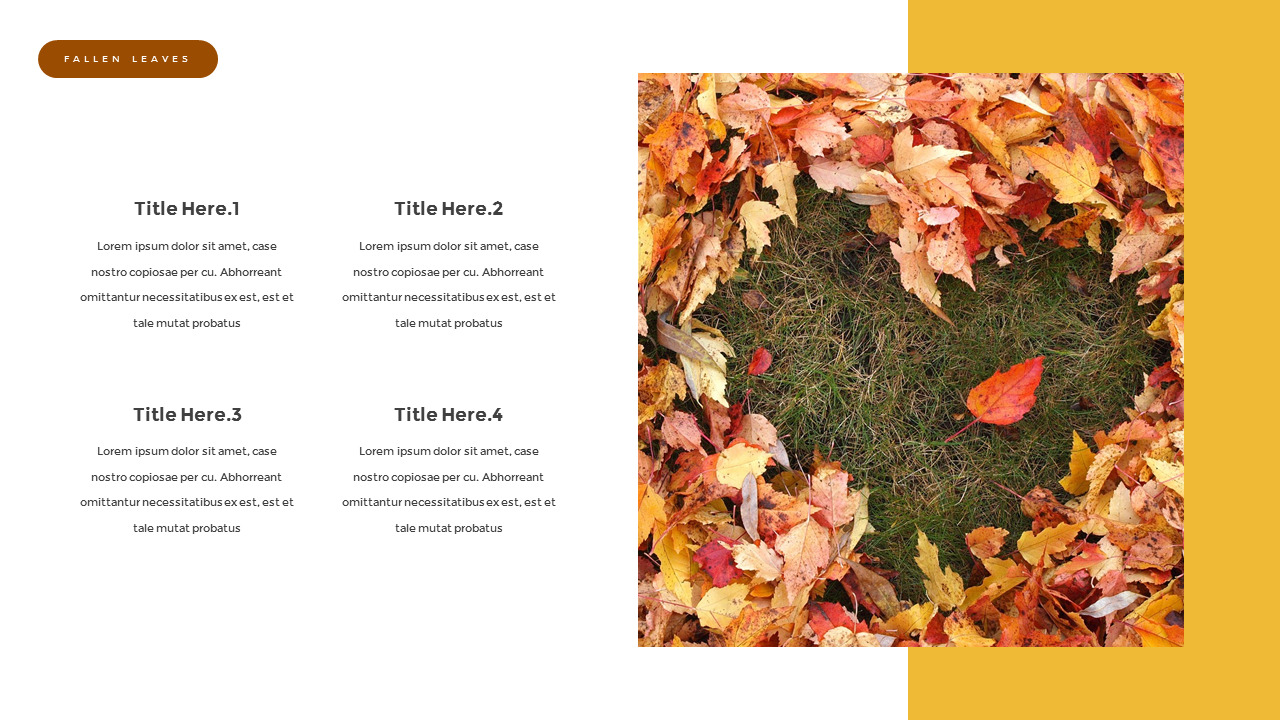 fallen leaves slide template|Lifestyle|Google