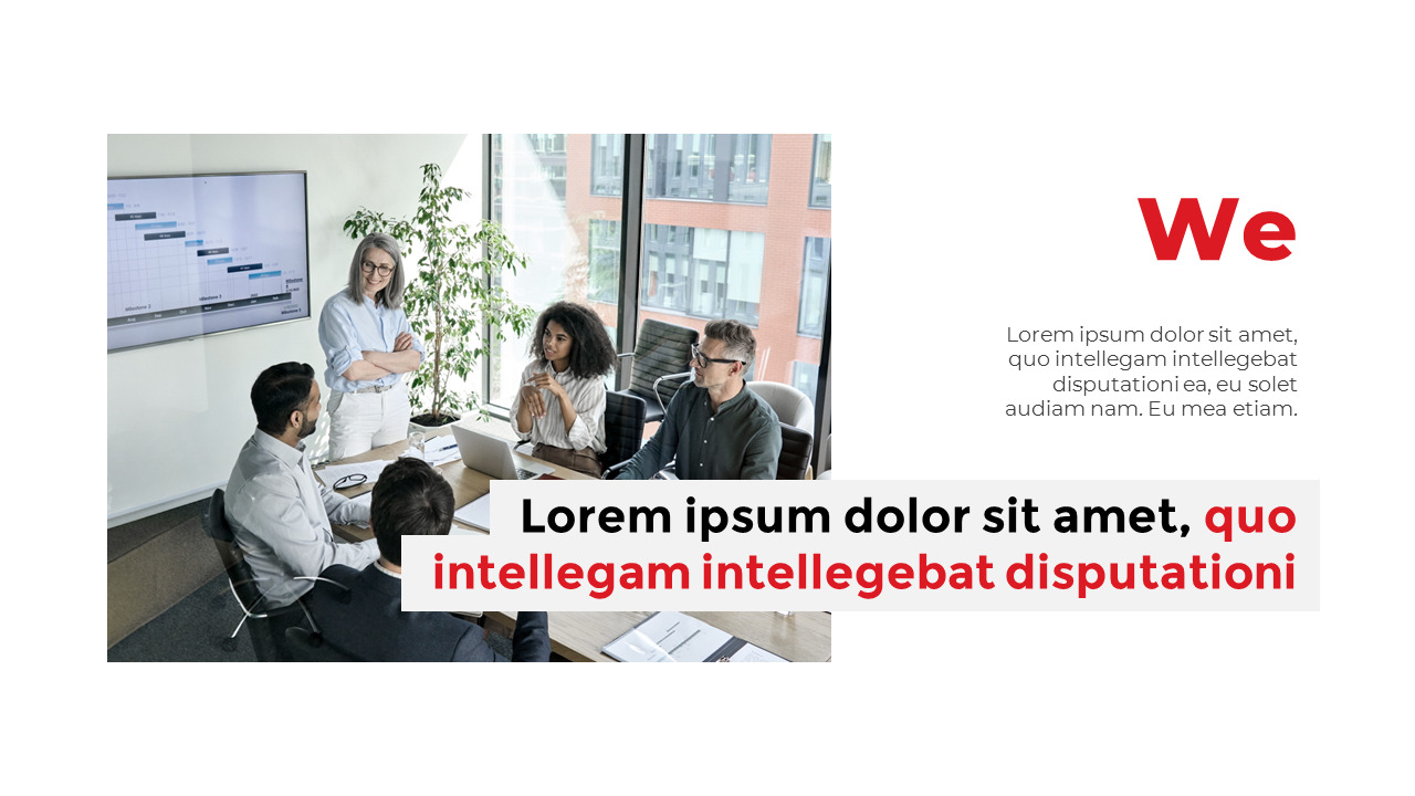 Simple Business Line Concept Proposal Presentation Templates