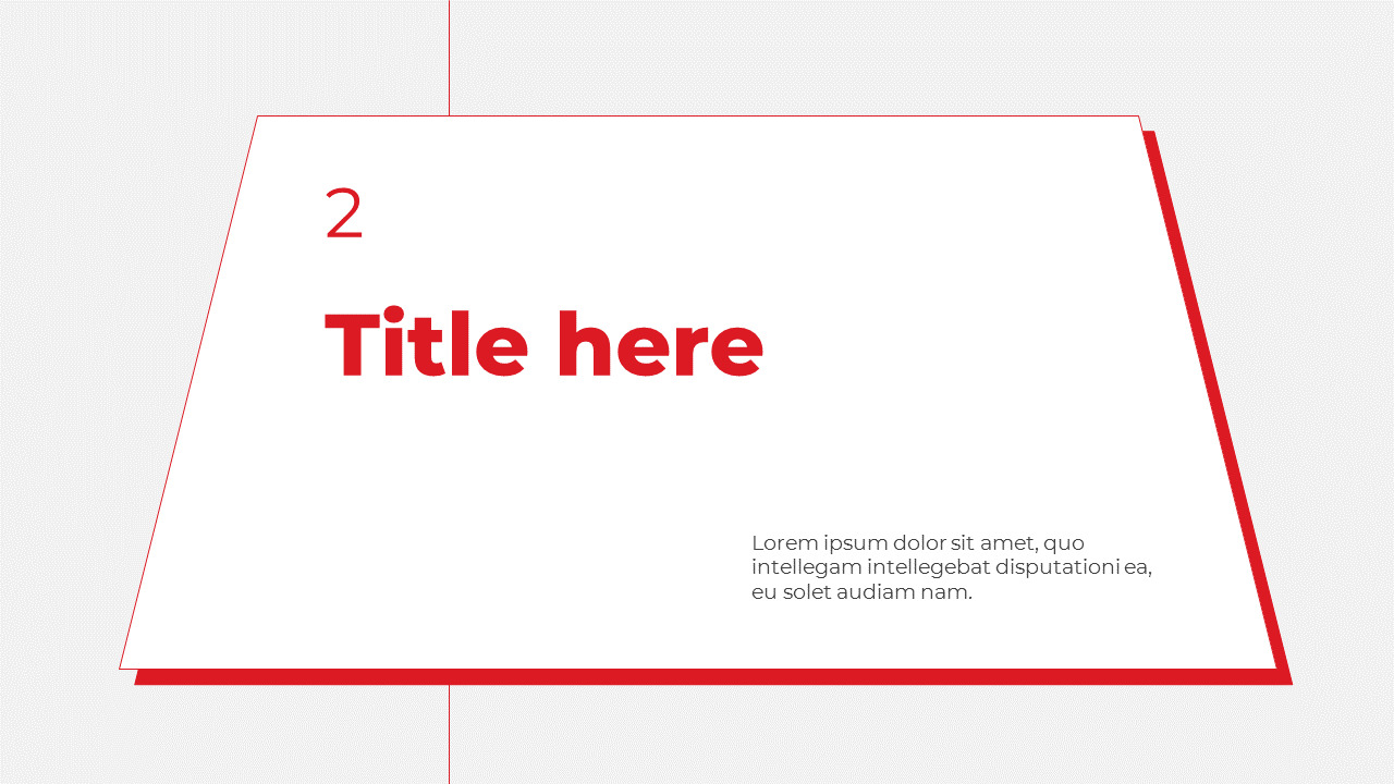 Simple Business Line Concept Proposal Presentation Templates