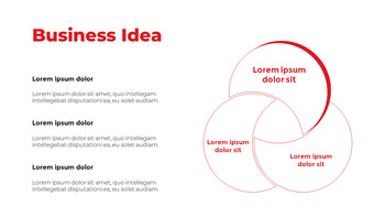 Simple Business Line Concept Proposal Presentation Templates