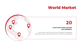 Simple Business Line Concept Proposal Presentation Templates