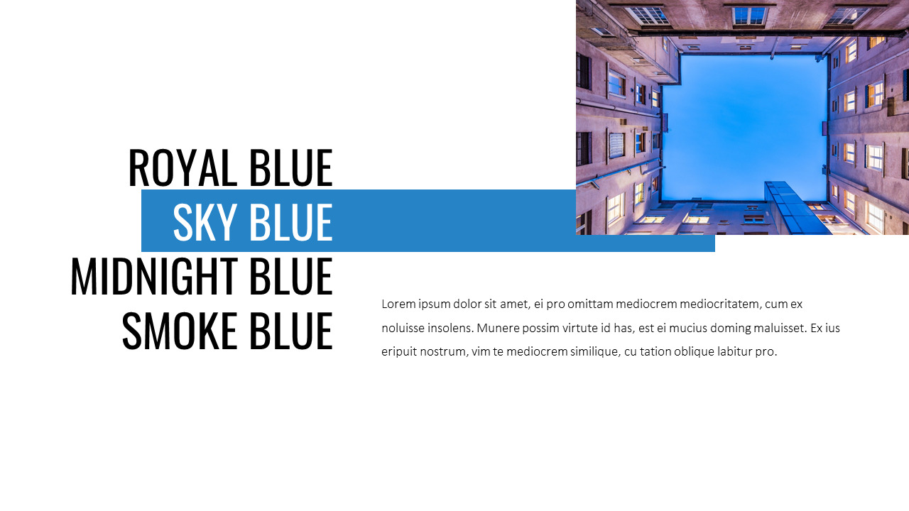 Blue Spectrum Google Presentation Slides|Lifestyle