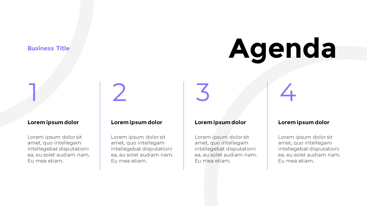 Simple Line Business Presentation professional presentation