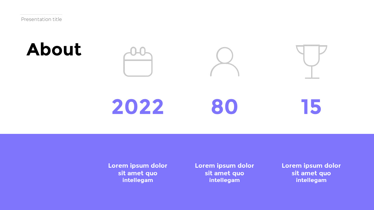 Simple Line Business Presentation professional presentation