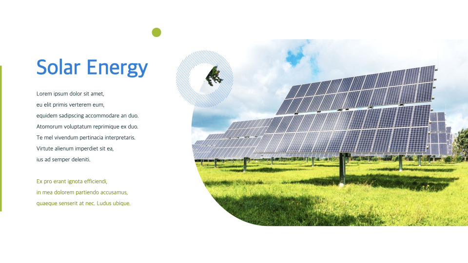 Solar Energy beautiful keynote templates