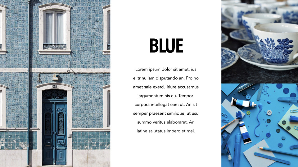 Blue Spectrum Keynote Templates for Creatives|Lifestyle