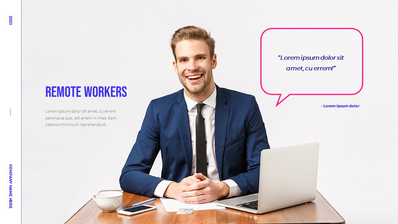 Enhance Remote Work PowerPoint Design
