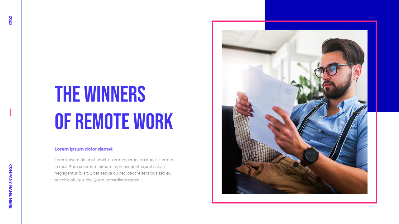 Enhance Remote Work PowerPoint Design