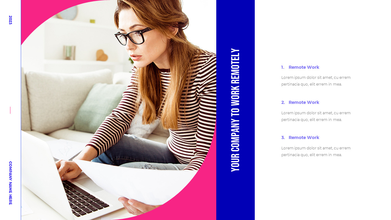 Enhance Remote Work PowerPoint Design