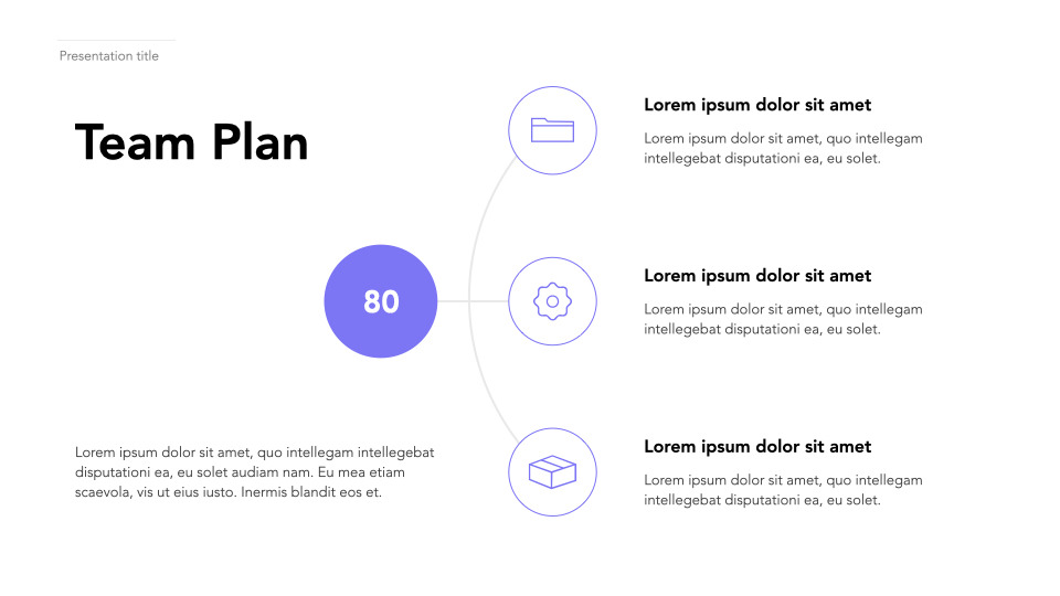 Simple Line Business Presentation PPT to Keynote