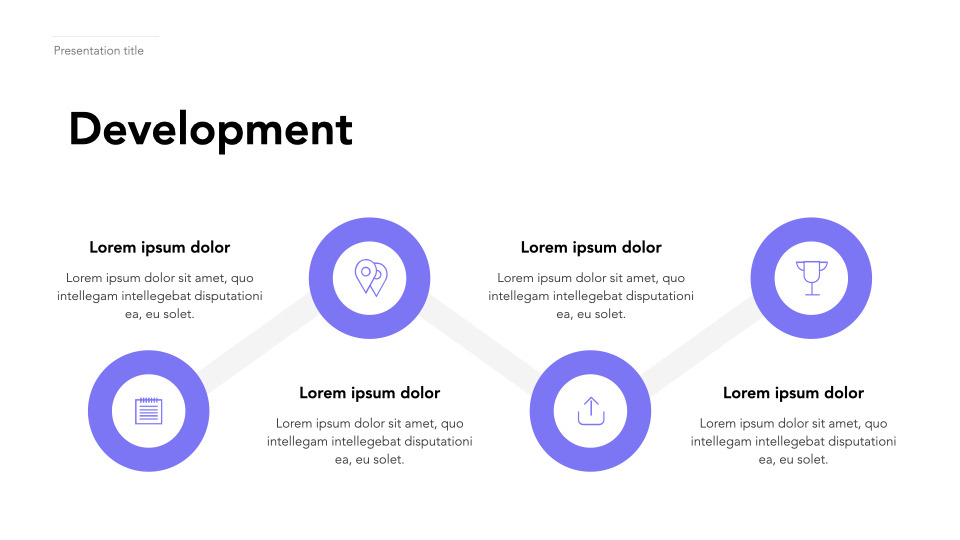 Simple Line Business Presentation PPT to Keynote