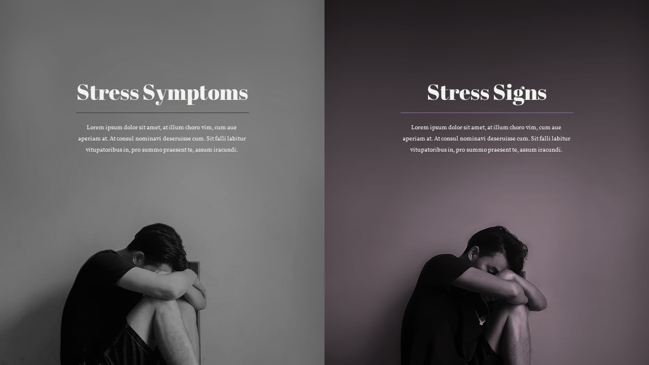 The Basics of Stress PowerPoint Design ideas
