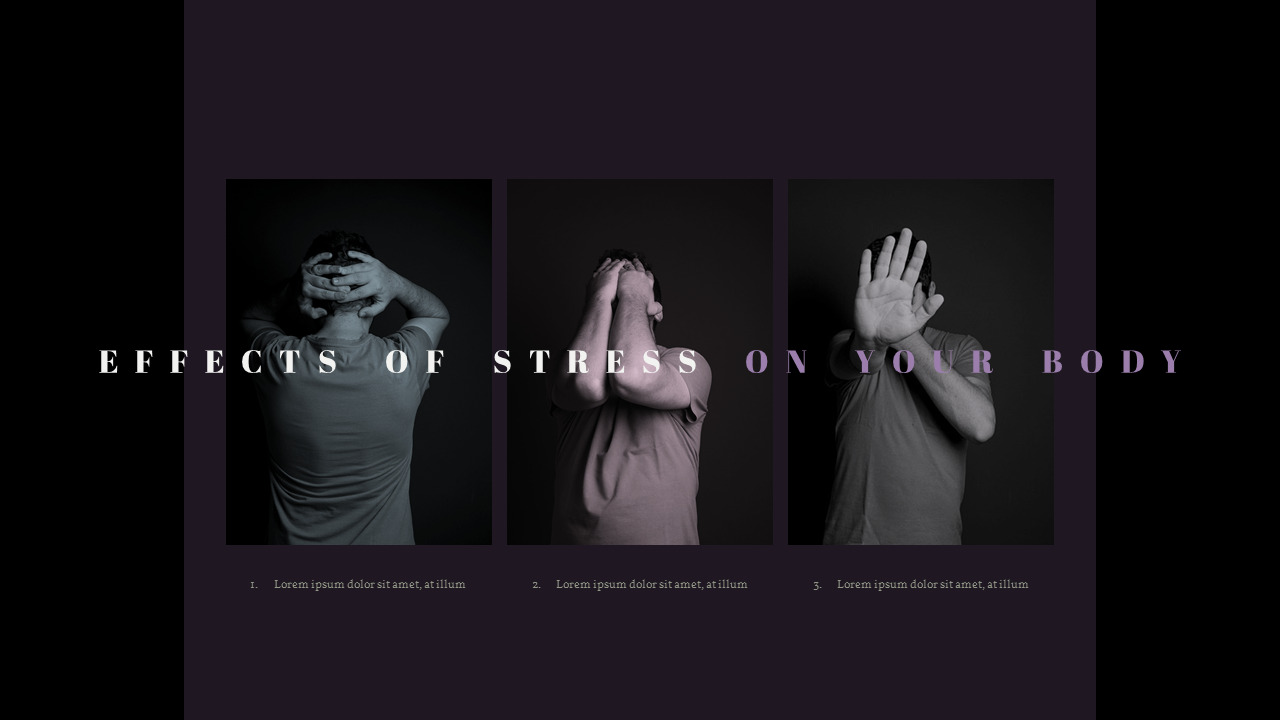 The Basics of Stress PowerPoint Design ideas