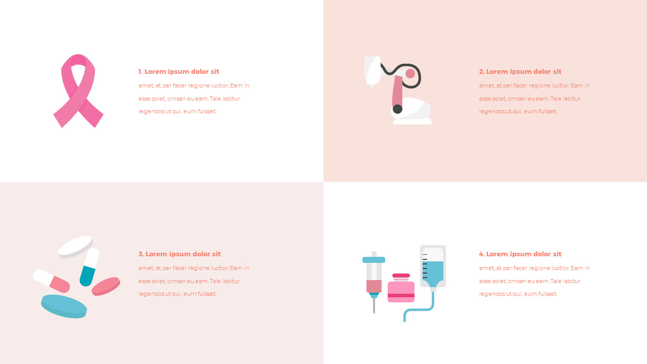 Breast Cancer Awareness Month Business PowerPoint Template – Pink ...