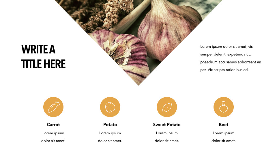 Root Vegetable PPT Keynote|Lifestyle