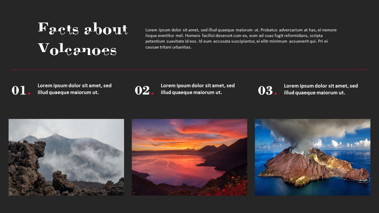 Volcano PowerPoint deck Design|Lifestyle|Templates
