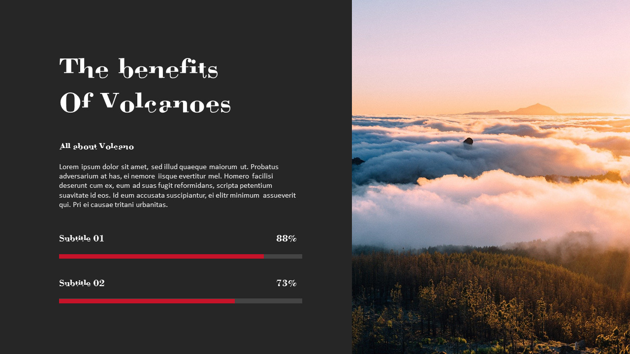 Volcano PowerPoint deck Design|Lifestyle|Templates
