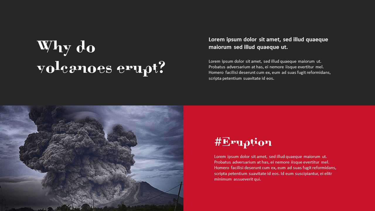 Volcano PowerPoint deck Design|Lifestyle|Templates
