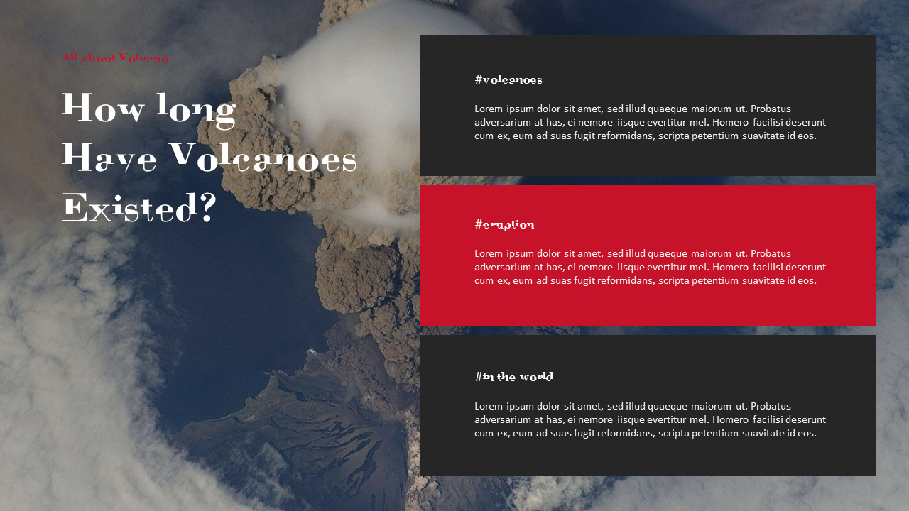 Volcano PowerPoint deck Design|Lifestyle|Templates