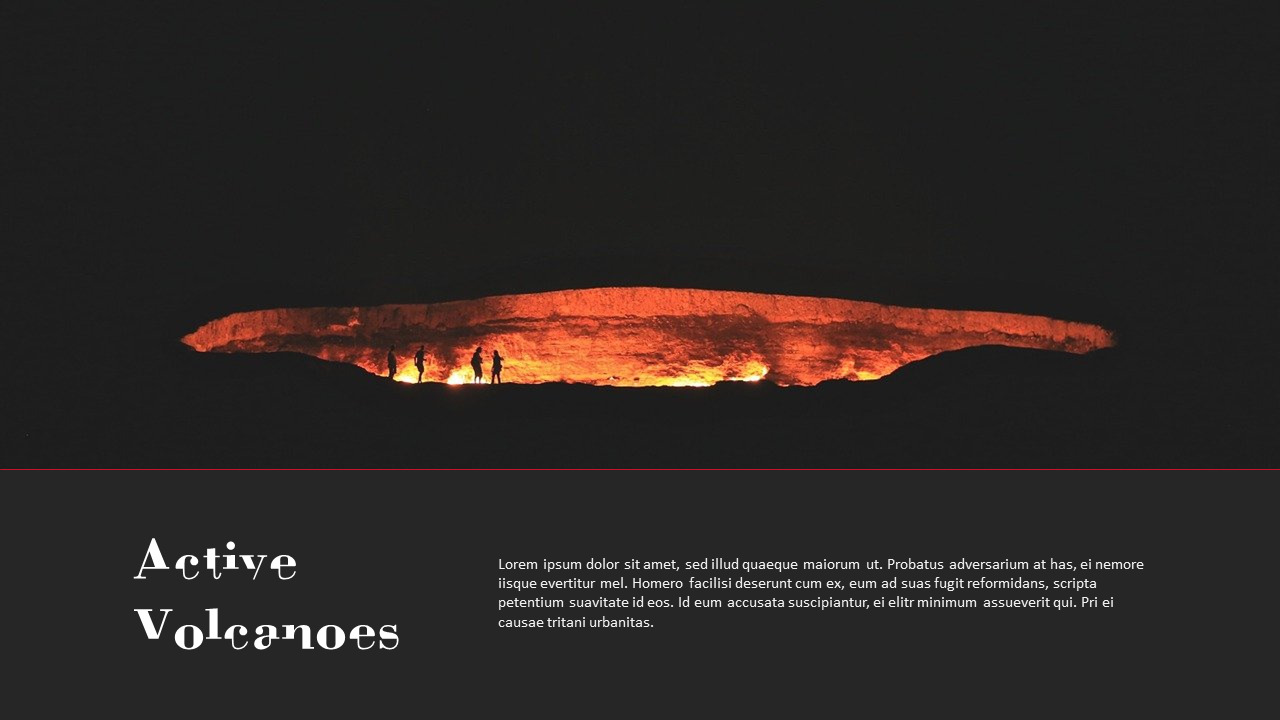Volcano PowerPoint deck Design|Lifestyle|Templates