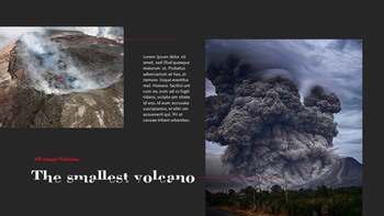 Volcano PowerPoint deck Design|Lifestyle|Templates