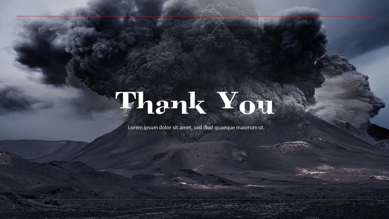 Volcano PowerPoint deck Design|Lifestyle|Templates