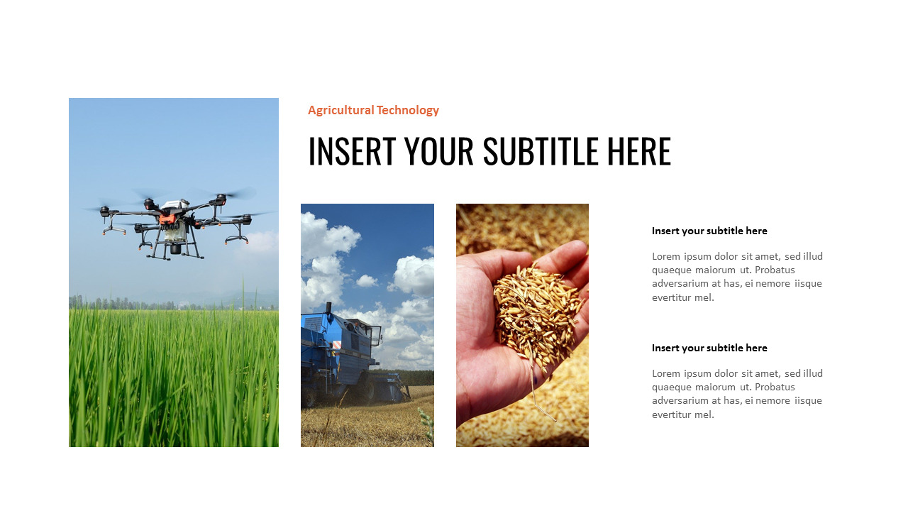 Farming & Harvesting Simple Google Slides|Lifestyle