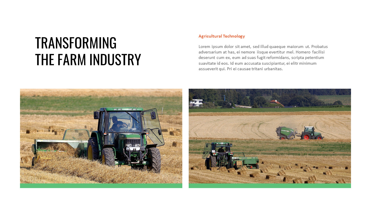 Farming & Harvesting Simple Google Slides|Lifestyle