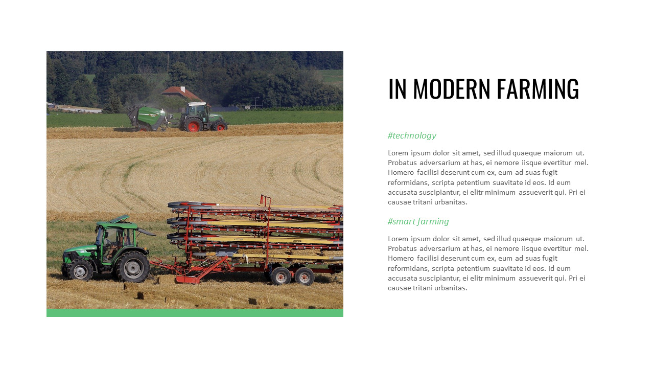 Farming & Harvesting Simple Google Slides|Lifestyle