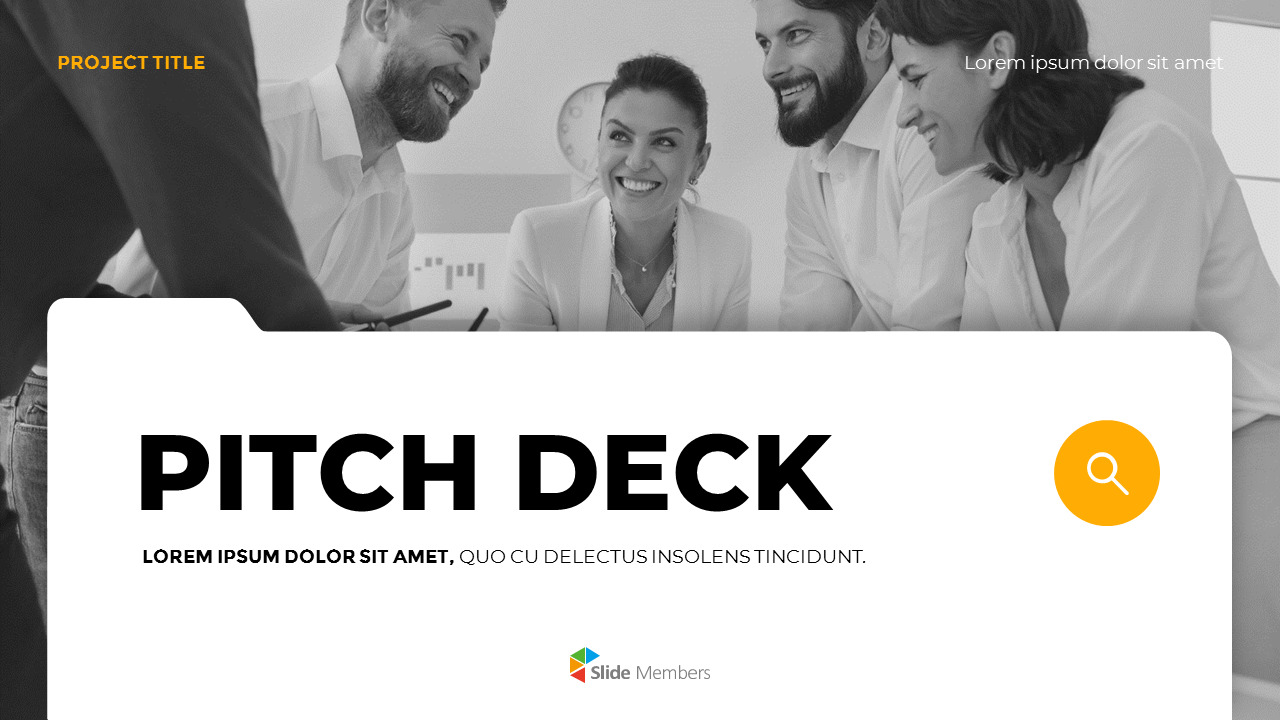 Folder Object Pitch Deck slide deck