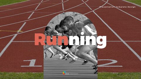 Running team presentation template|Lifestyle|Google Slides