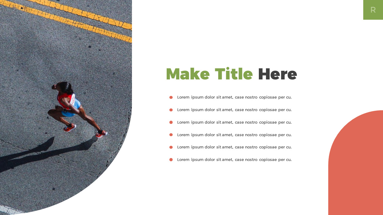 Running team presentation template|Lifestyle|Google Slides