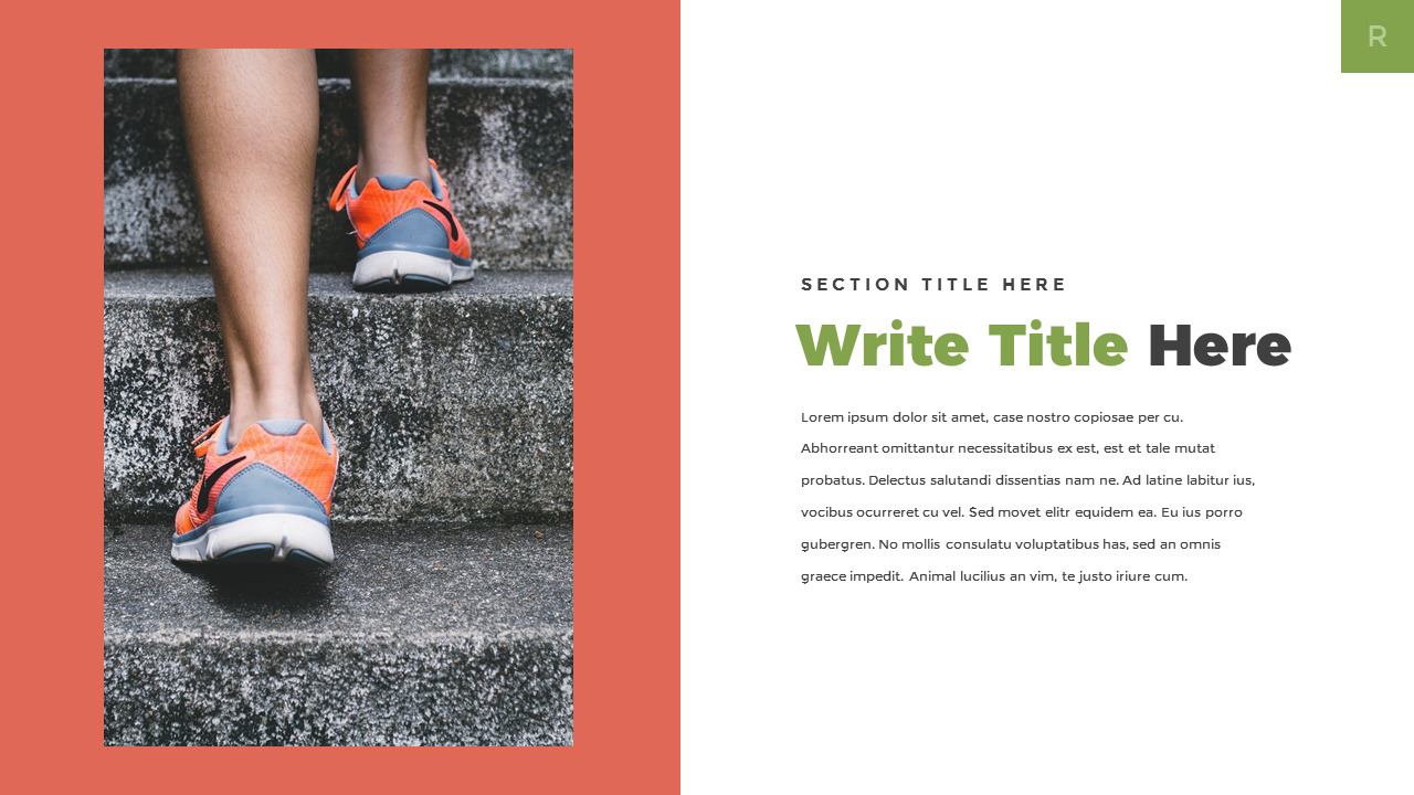 Running team presentation template|Lifestyle|Google Slides