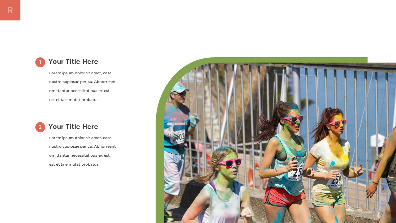 Running team presentation template|Lifestyle|Google Slides