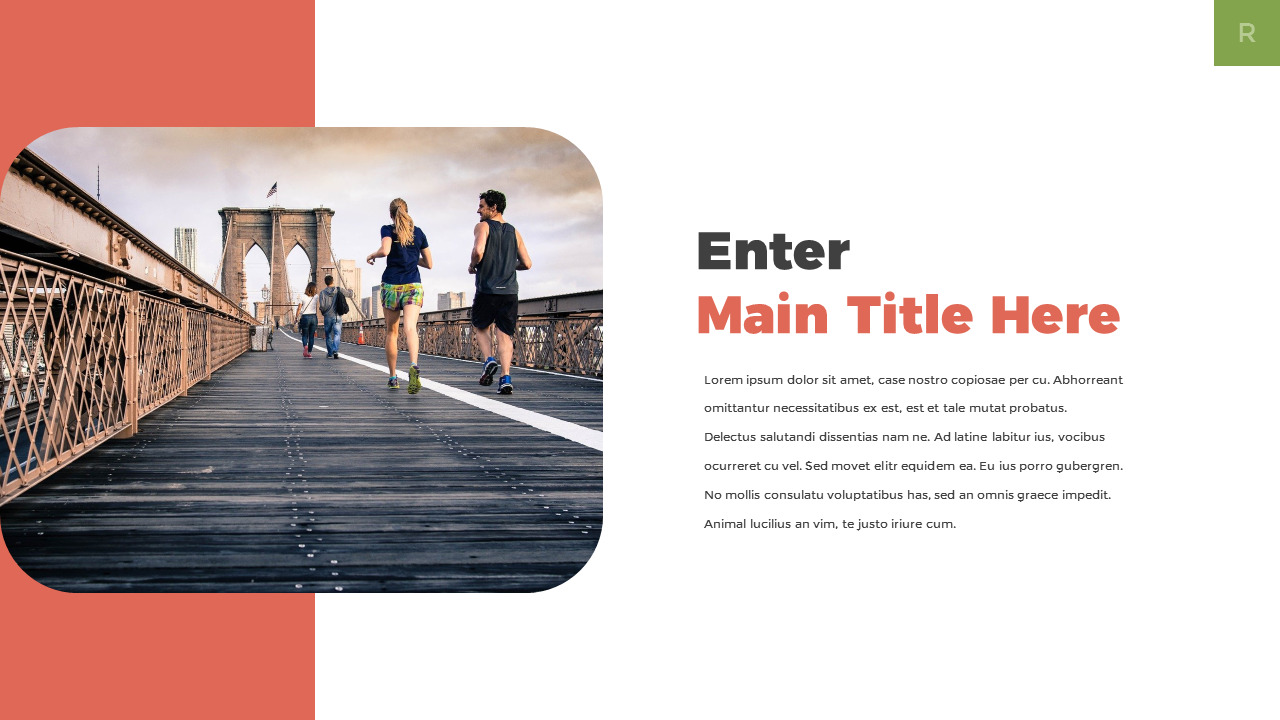 Running team presentation template|Lifestyle|Google Slides