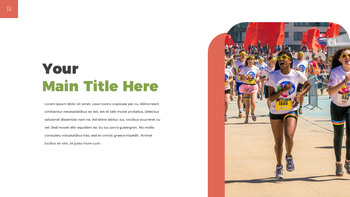 Running team presentation template|Lifestyle|Google Slides