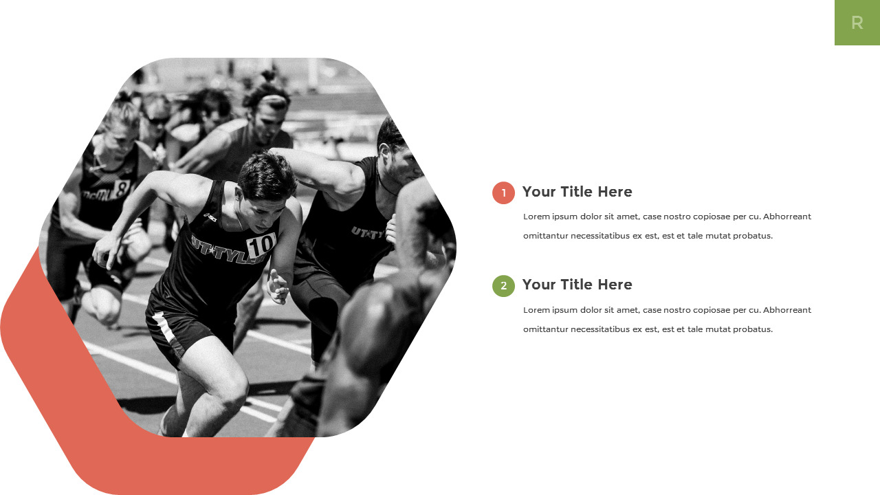 Running team presentation template|Lifestyle|Google Slides