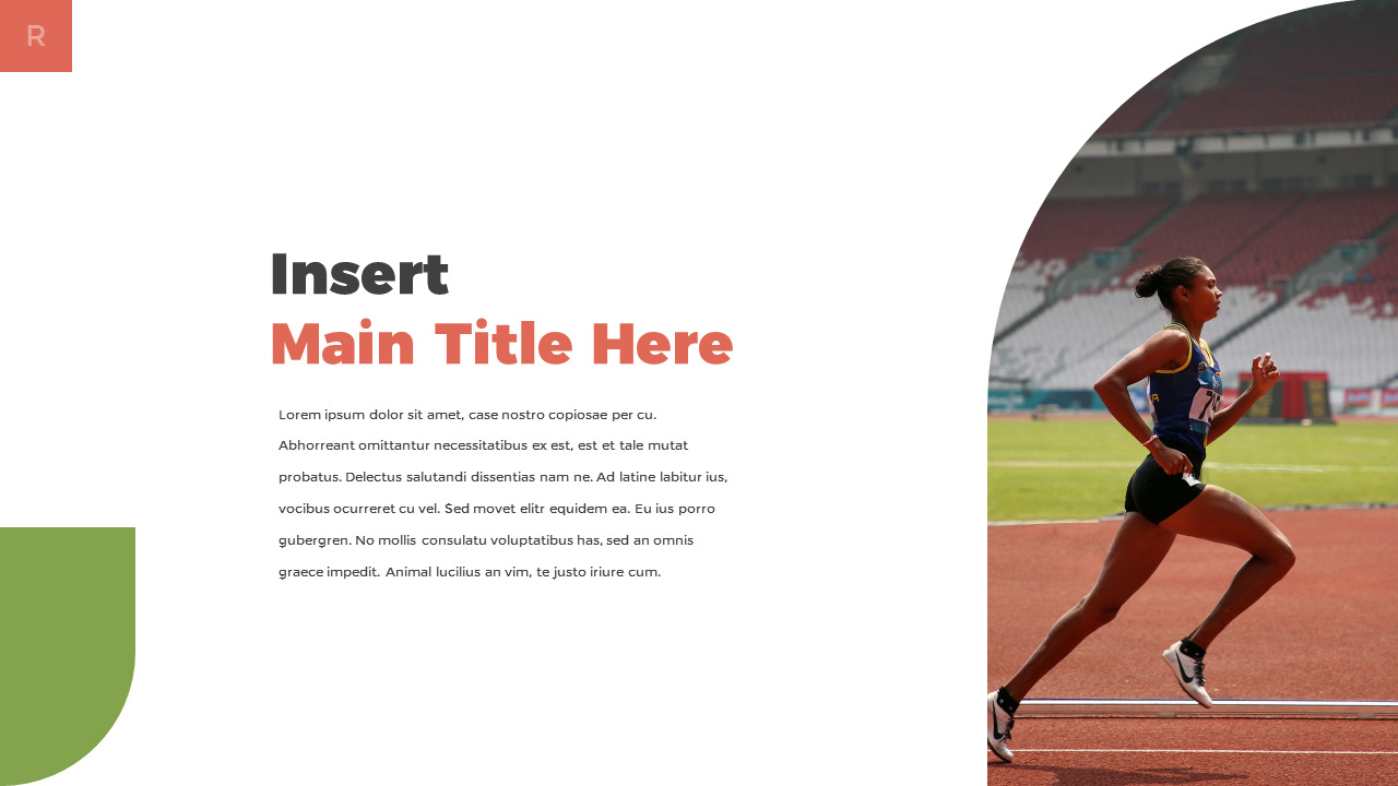 Running team presentation template|Lifestyle|Google Slides
