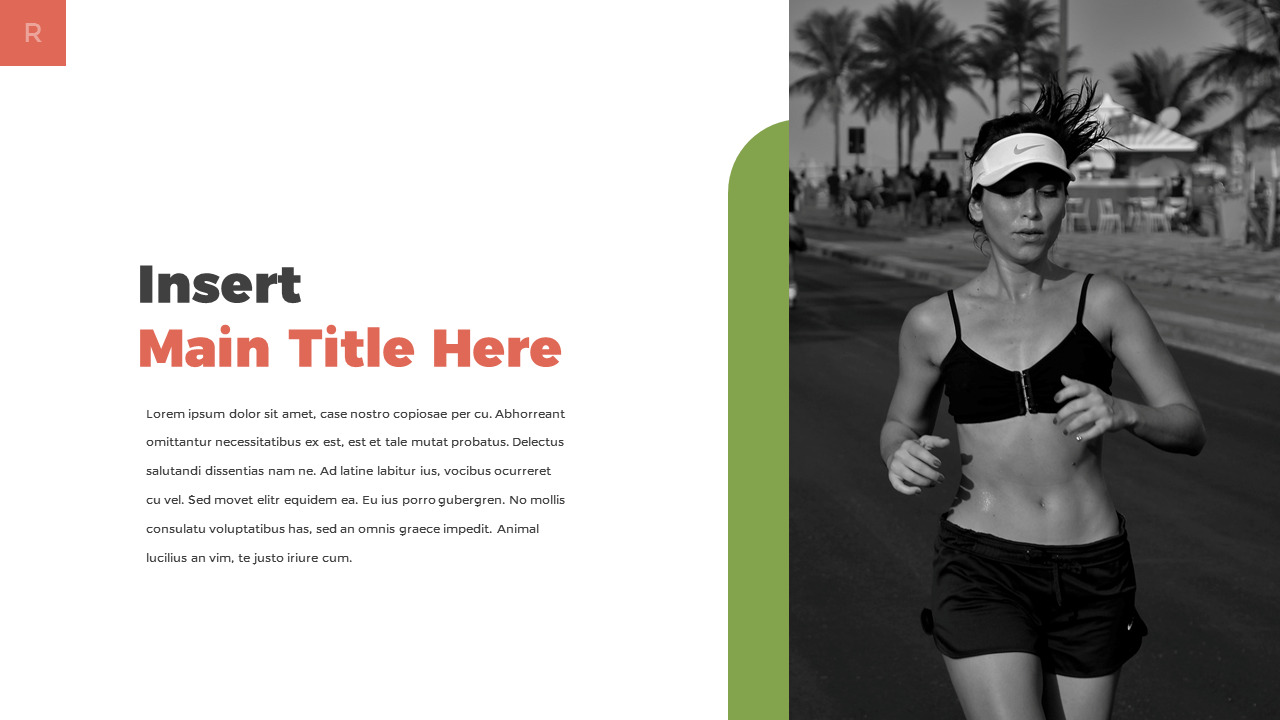 Running team presentation template|Lifestyle|Google Slides