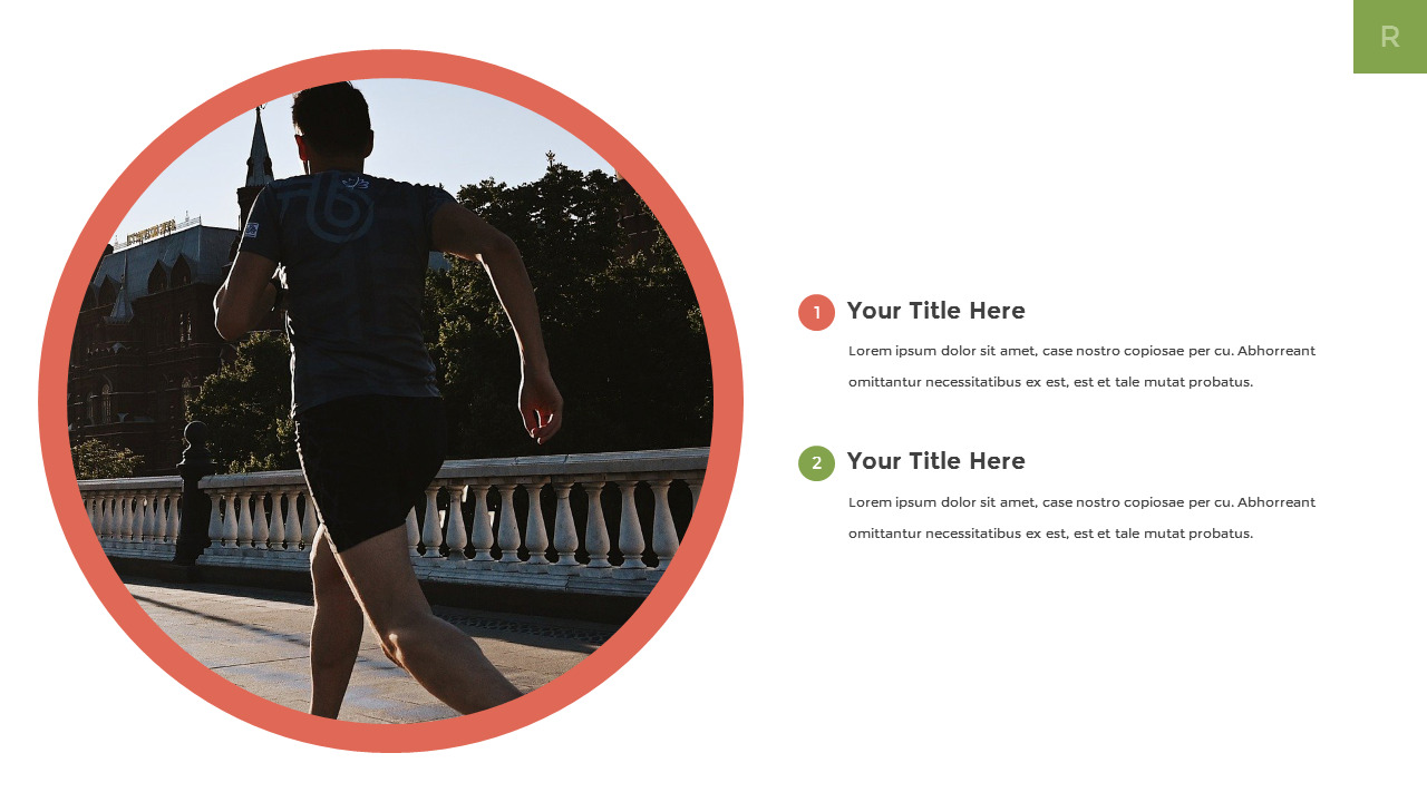 Running team presentation template|Lifestyle|Google Slides