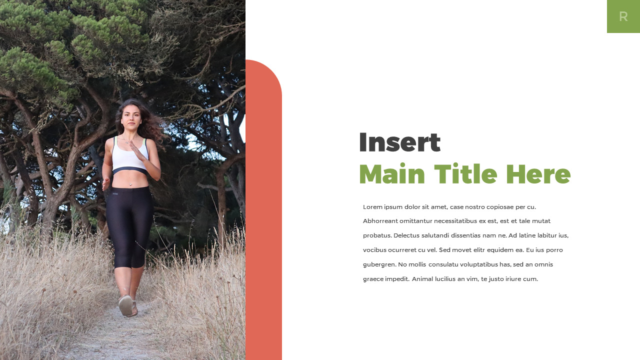 Running team presentation template|Lifestyle|Google Slides